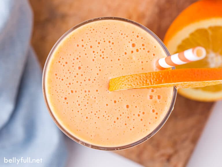 Orange Julius Recipe {only 4 ingredients!} - Belly Full
