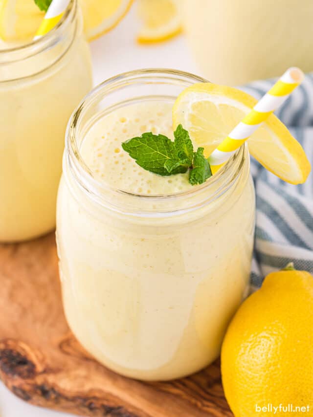 Lemon Smoothie {dairy free} - Belly Full
