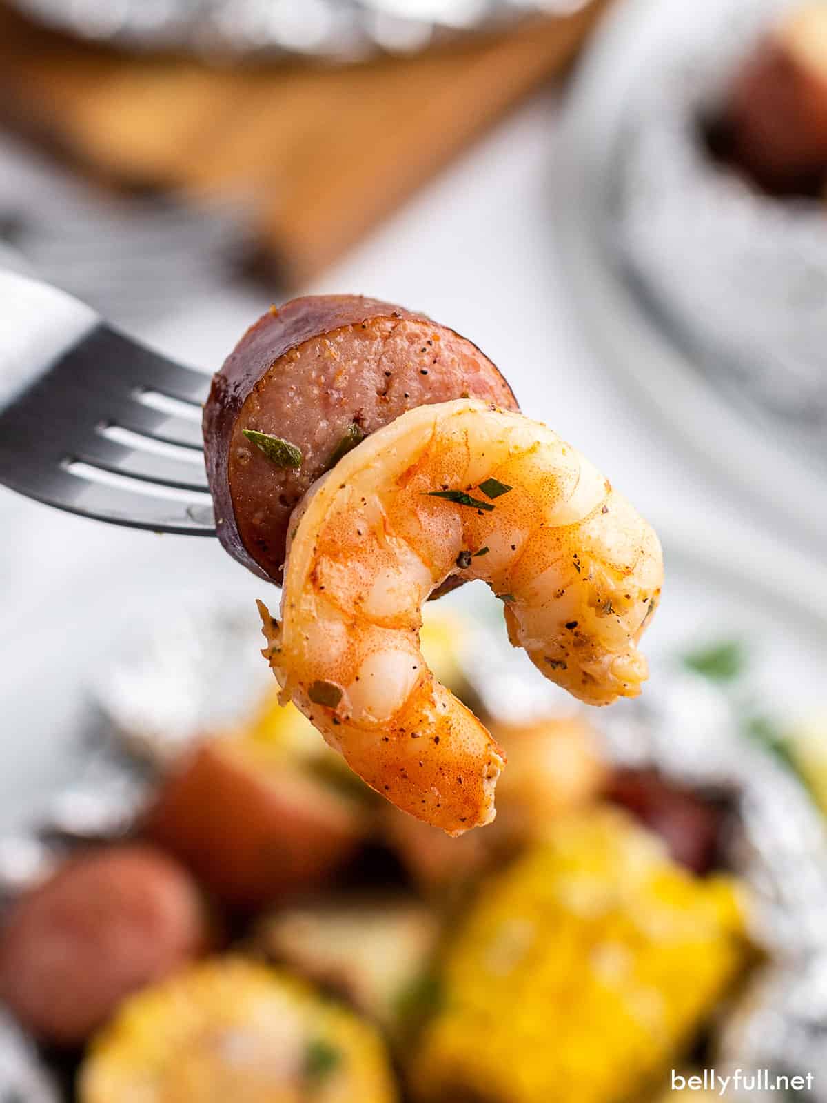 Shrimp Boil Foil Packets - Belly Full