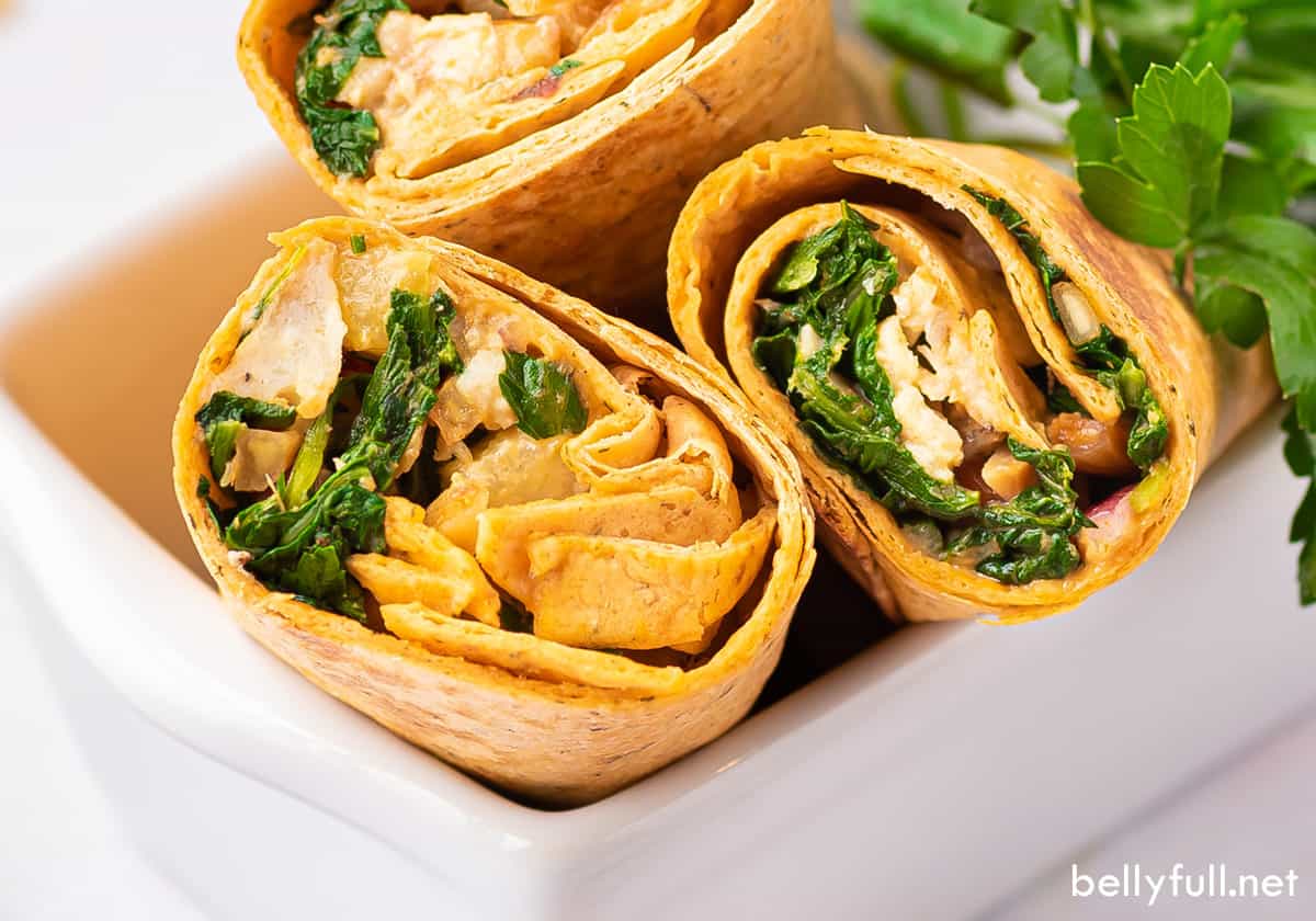 Thai Chicken Wraps - Belly Full