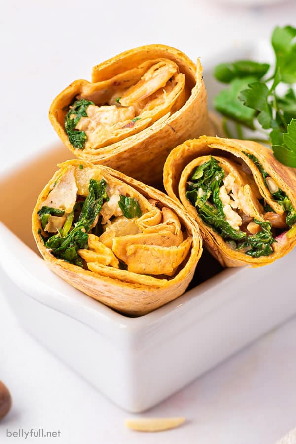 Thai Chicken Wraps - Belly Full