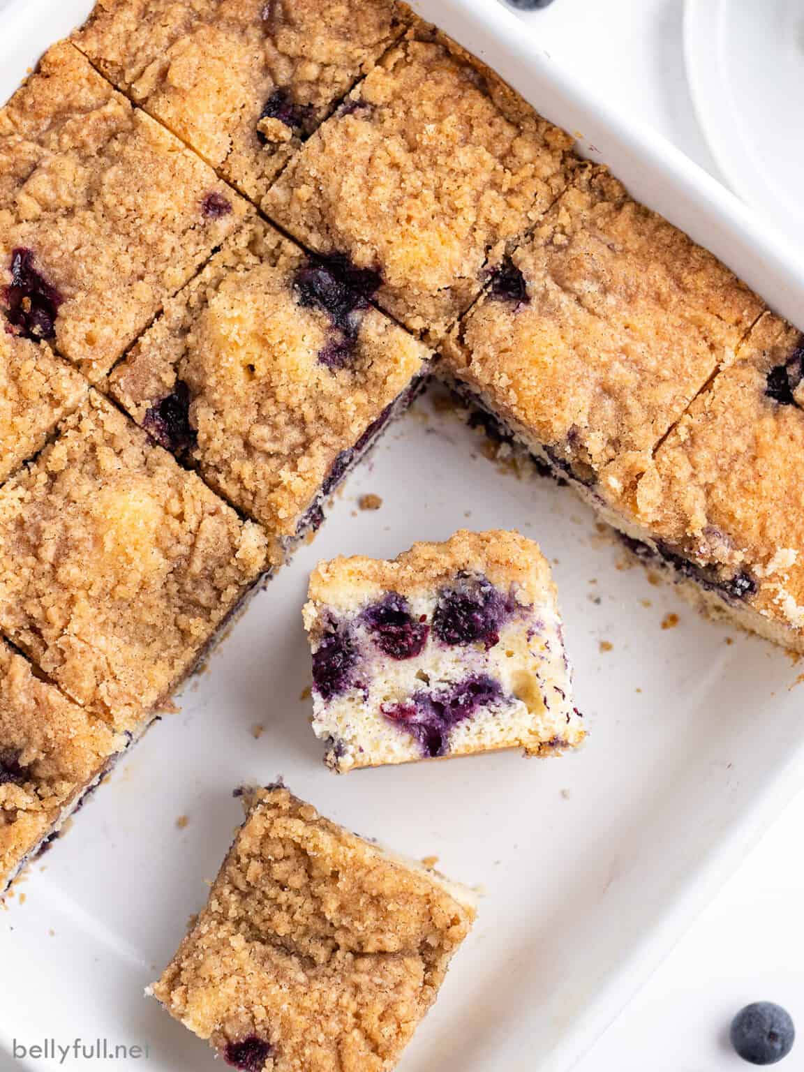 Blueberry Buckle {Old Fashioned Recipe!} - Belly Full