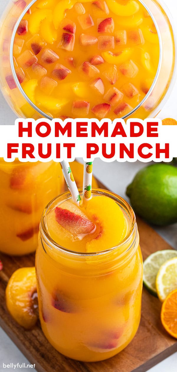 Fruit Punch Recipe {from scratch} - Belly Full