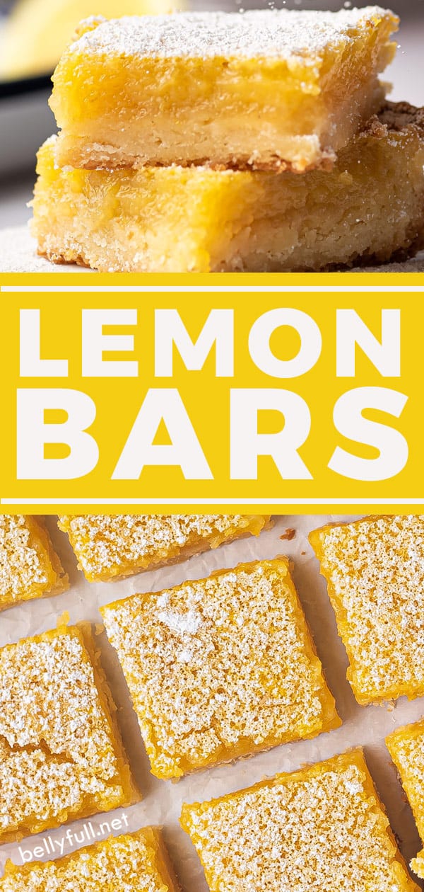 The Perfect Lemon Bars Recipe - Belly Full