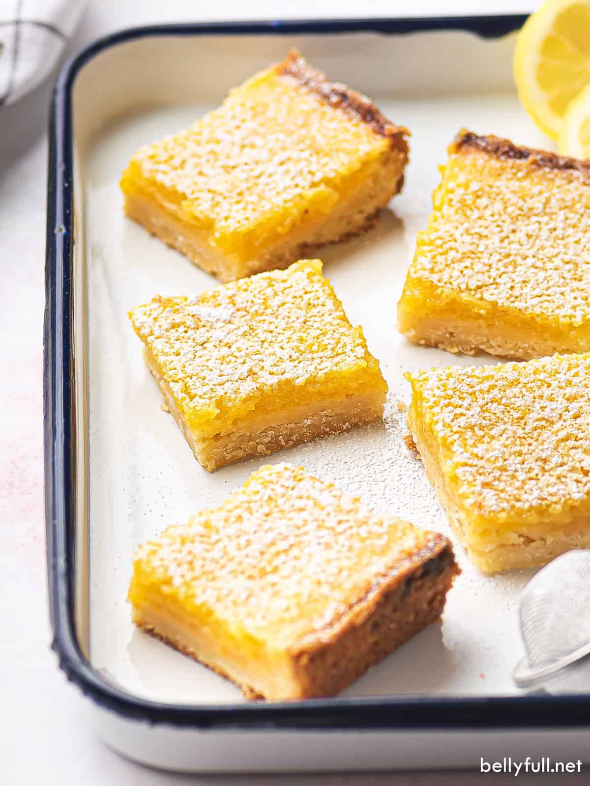 The Perfect Lemon Bars Recipe - Belly Full