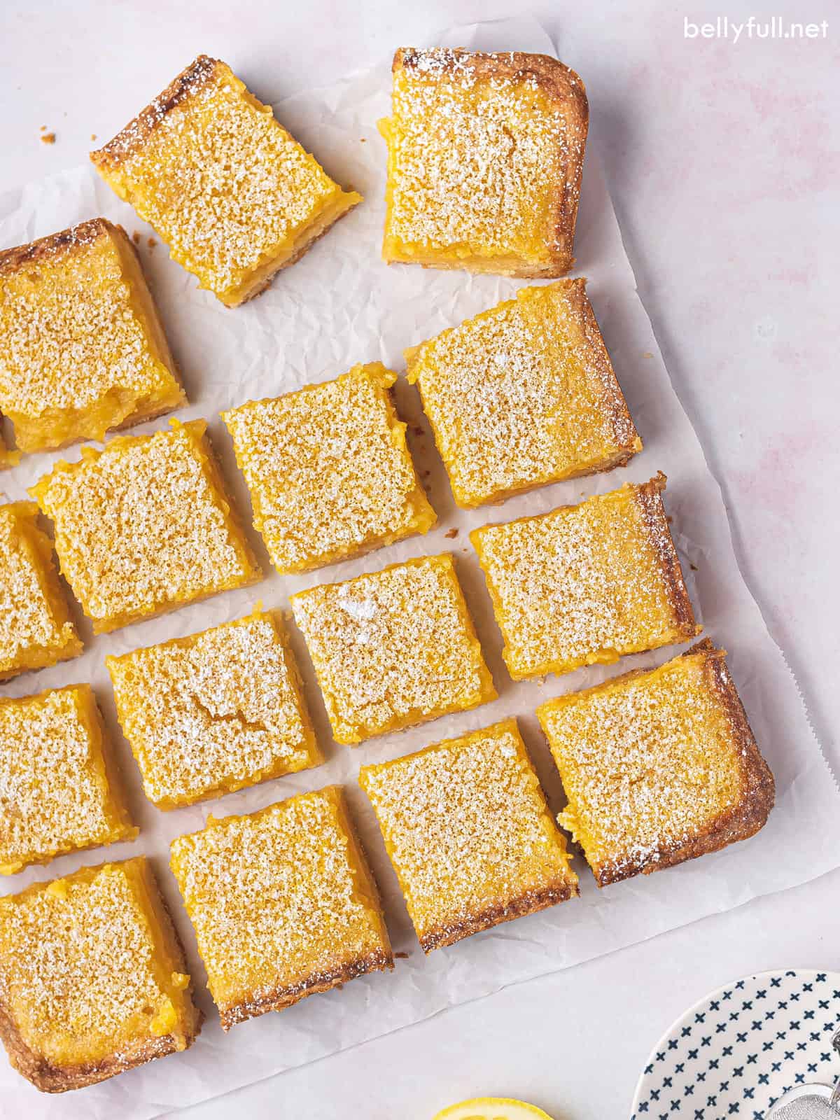 The Perfect Lemon Bars Recipe - Belly Full