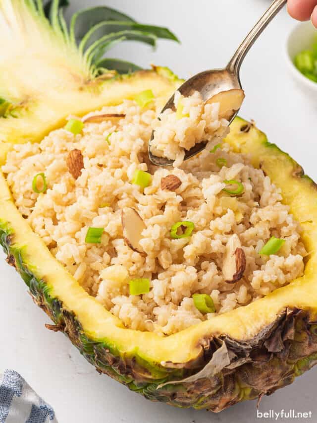 Pineapple Coconut Rice Recipe | Belly Full