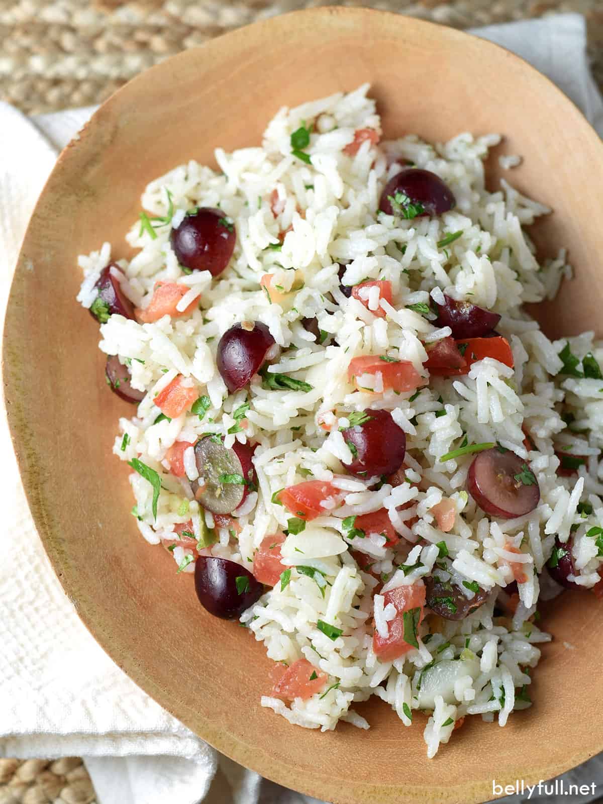 Mexican Cold Rice Salad - Belly Full