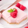 Raspberry Cheesecake Bars {easy and no bake!} - Belly Full