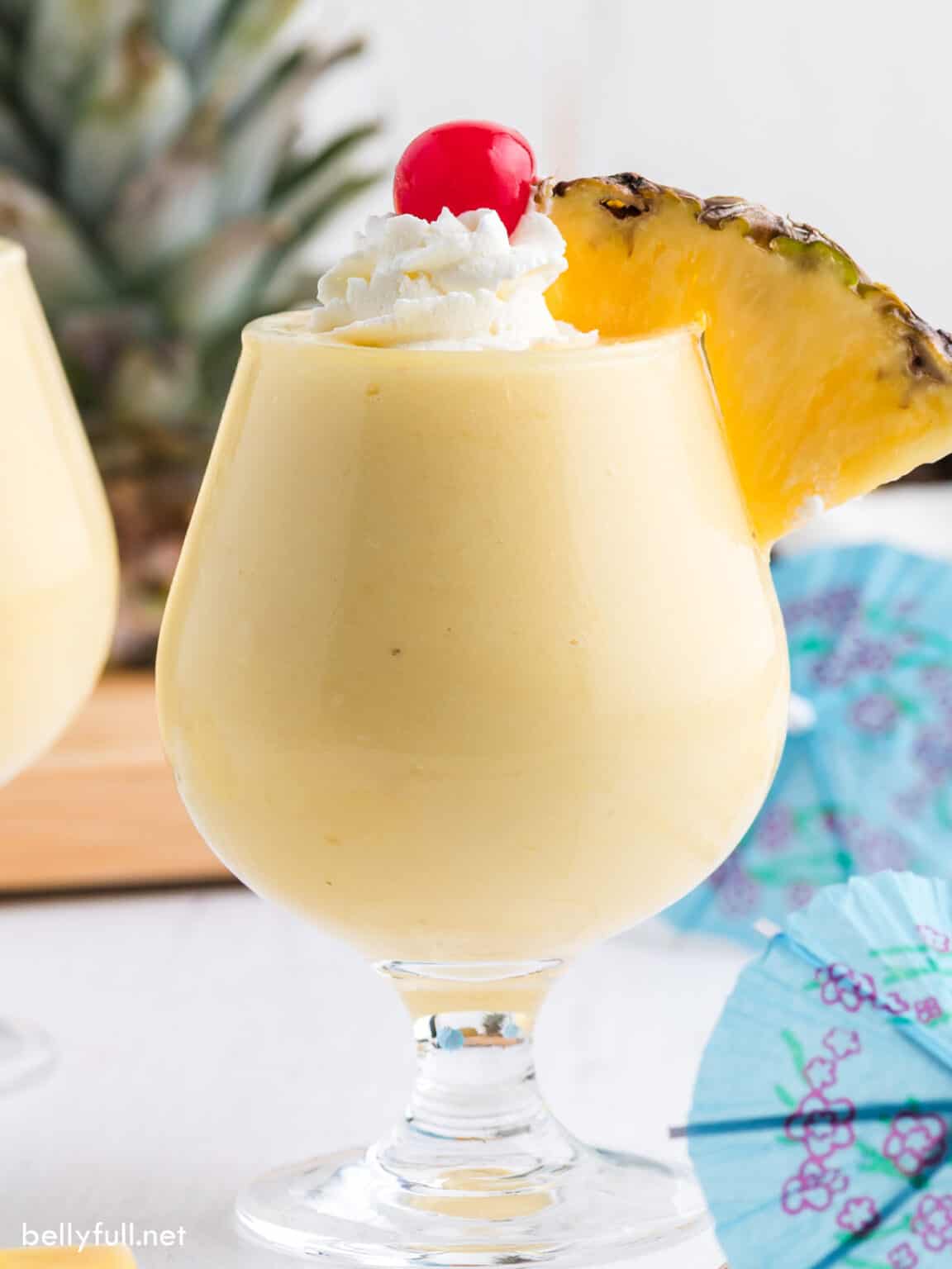 Piña Colada Recipe {Frozen Pina Colada} - Belly Full