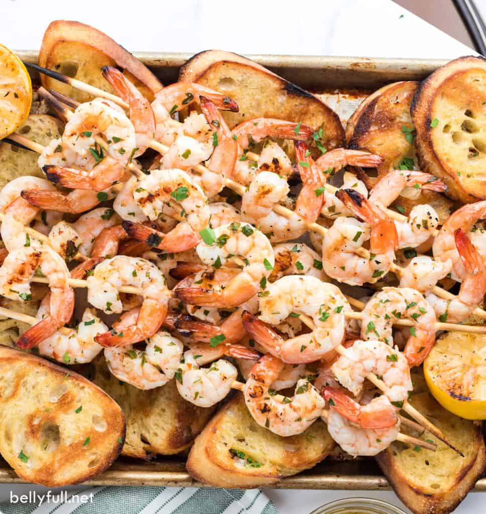 Grilled Shrimp Scampi Recipe - Belly Full