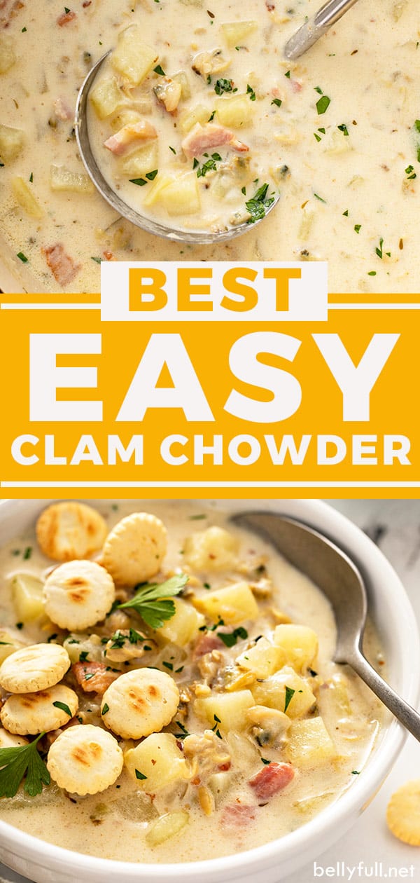 Easy Clam Chowder Recipe - Belly Full