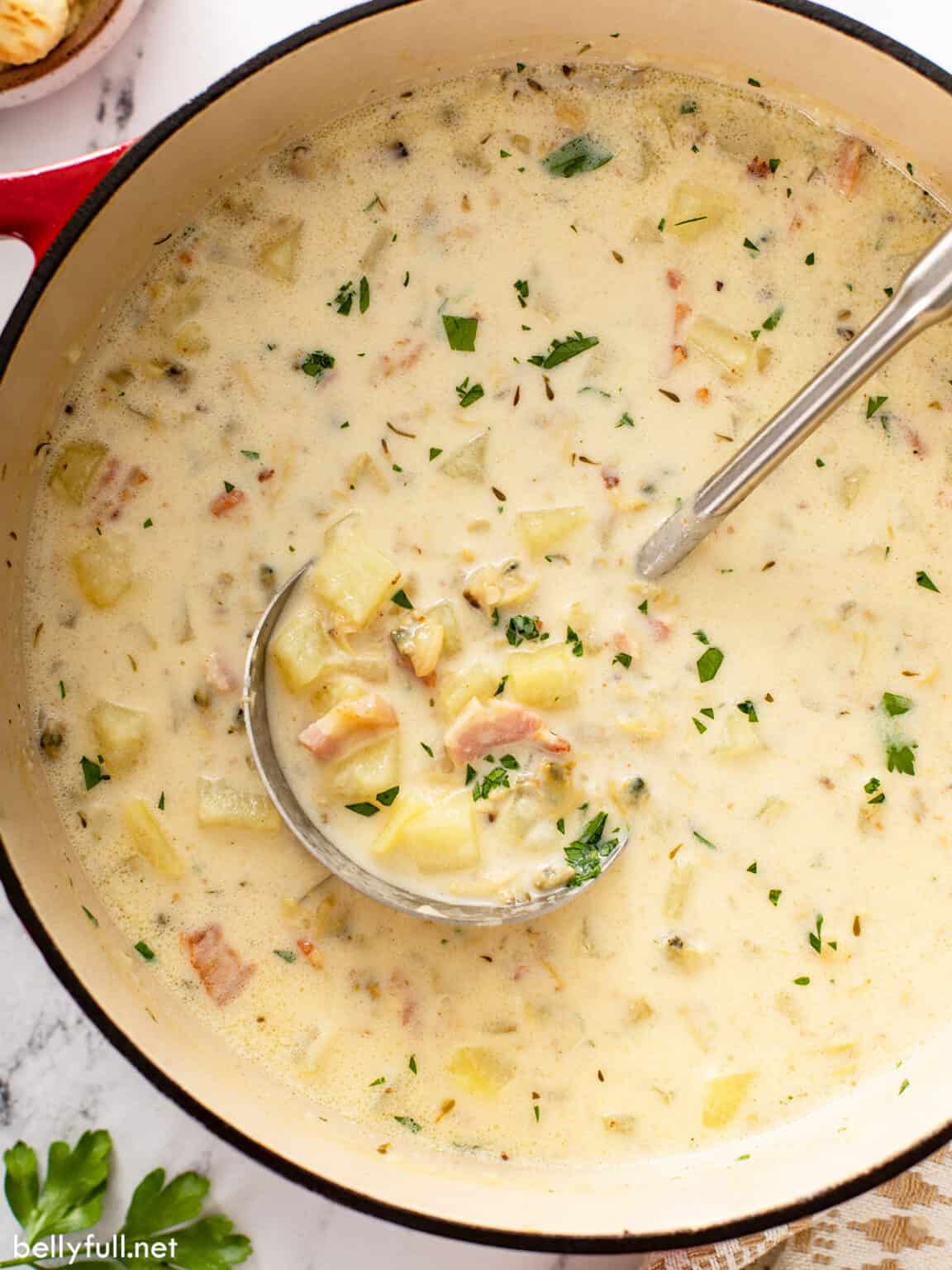 Easy Clam Chowder Recipe - Belly Full