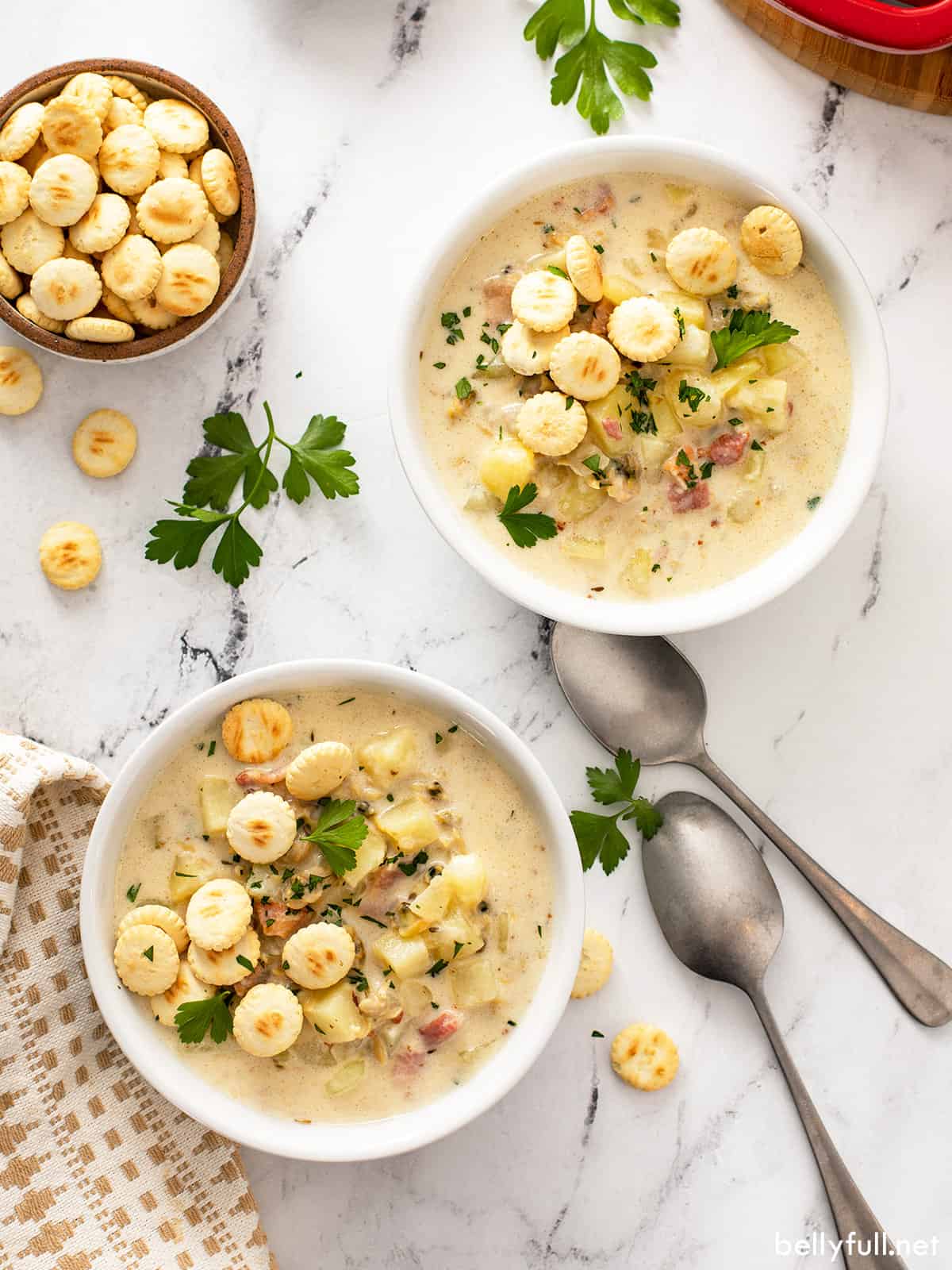 Easy Clam Chowder Recipe - Belly Full