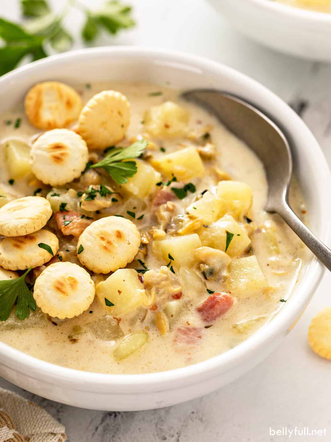 Easy Clam Chowder Recipe - Belly Full
