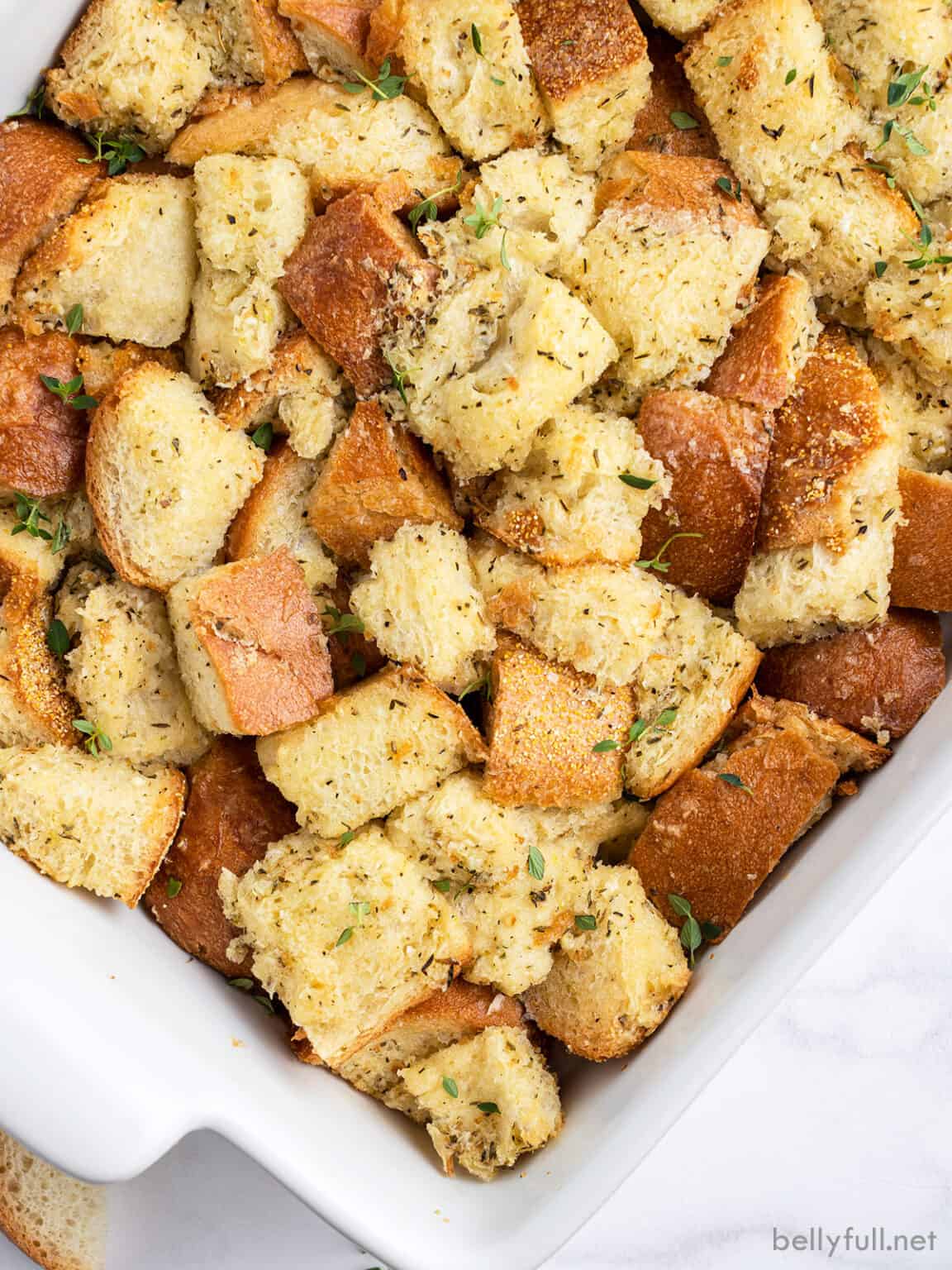 Nana's Easy Stuffing Recipe - Belly Full