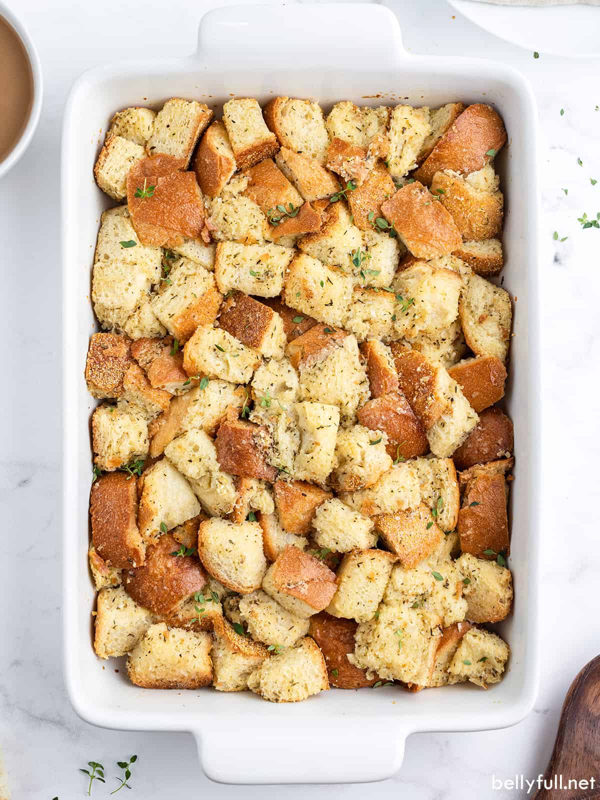 Nana's Easy Stuffing Recipe - Belly Full