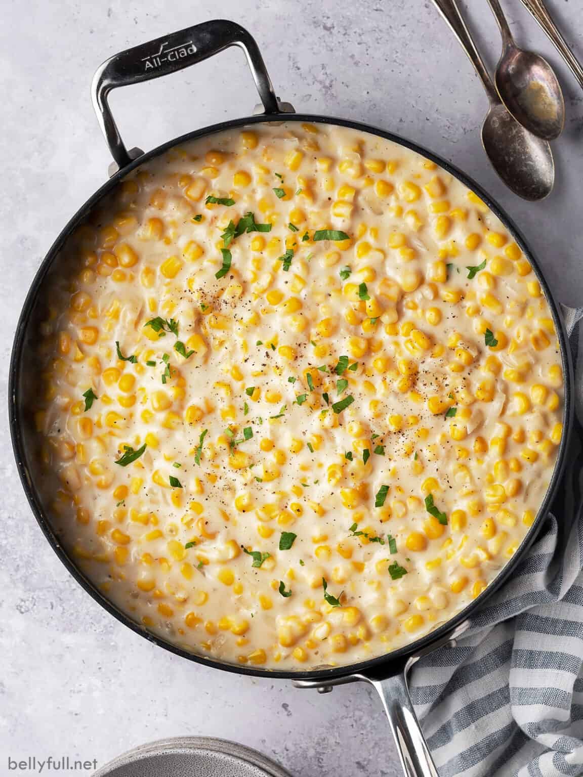 Creamed Corn Recipe {Quick and Easy} - Belly Full
