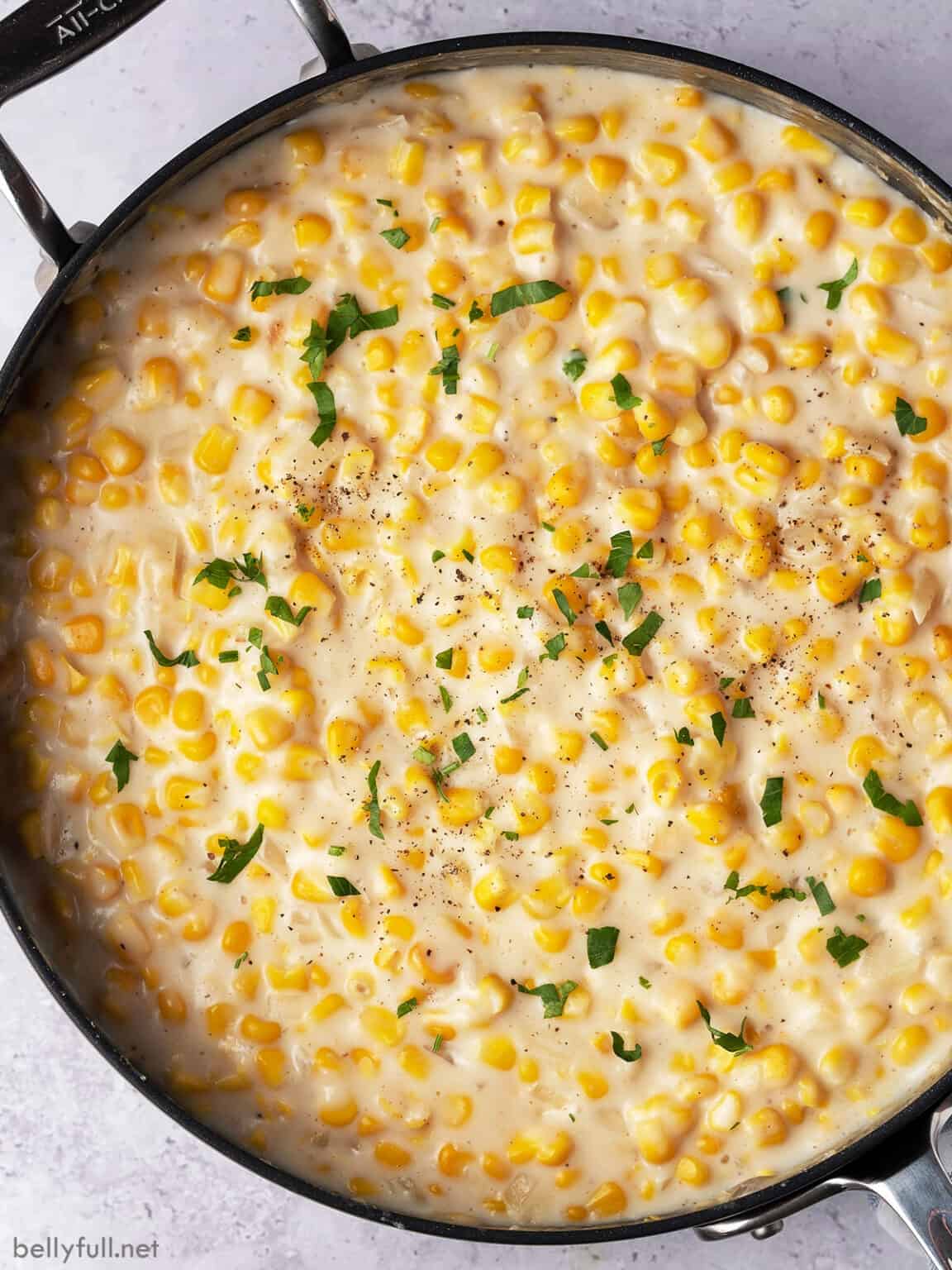 Creamed Corn Recipe {Quick and Easy} - Belly Full