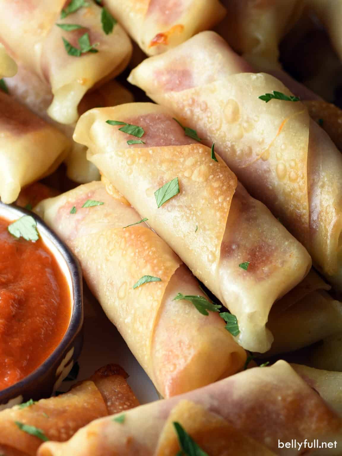 Baked Salami Mozzarella Bites - Belly Full