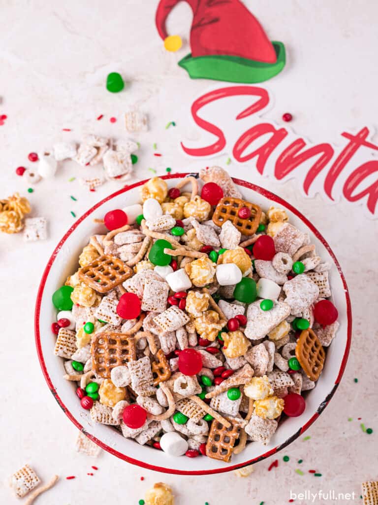 Christmas Chex Mix Recipe - Belly Full