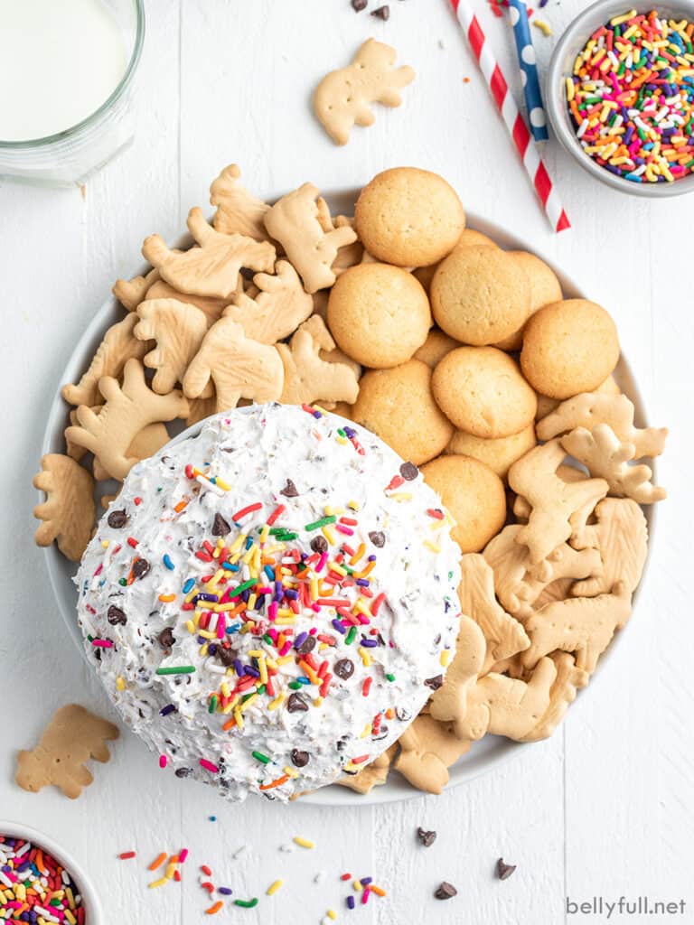 Funfetti Dip Recipe {easy and no bake}- Belly Full