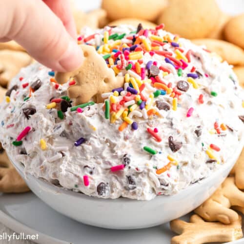 Funfetti Dip Recipe {easy and no bake}- Belly Full