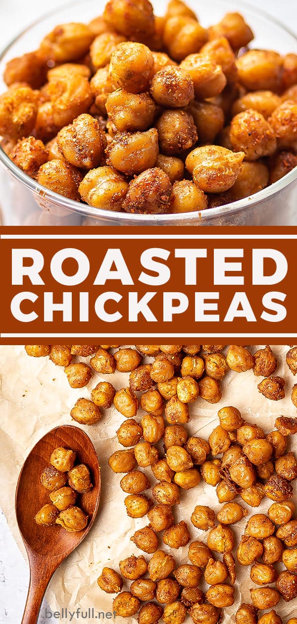 Crispy Roasted Chickpeas Recipe - Belly Full