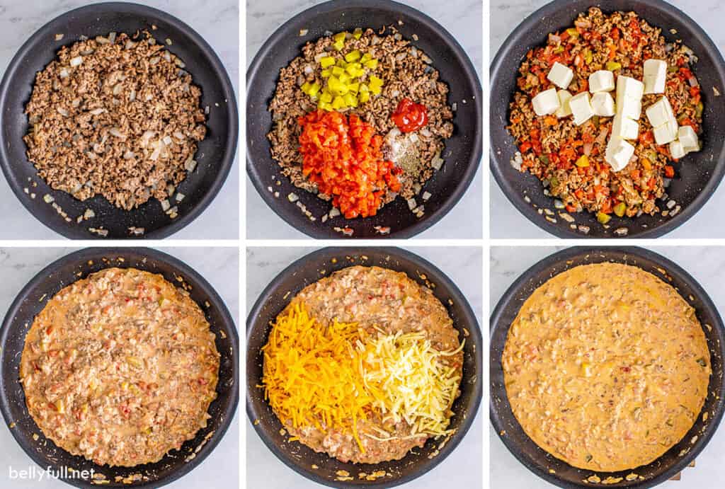 Easy Cheeseburger Dip - Belly Full
