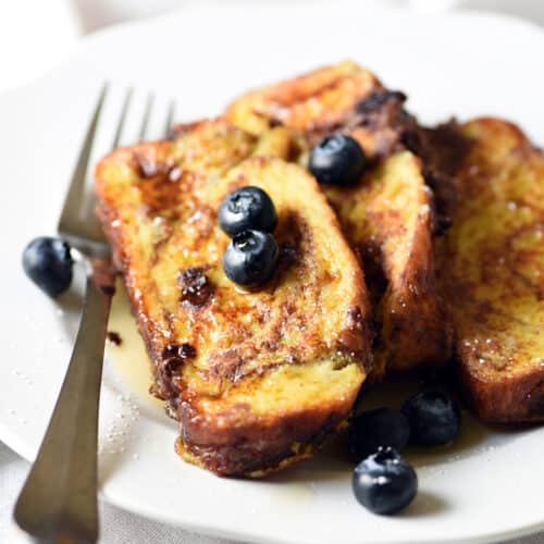 Chocolate Challah French Toast - Belly Full