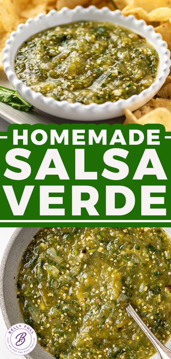 Easy Homemade Salsa Verde Recipe - Belly Full