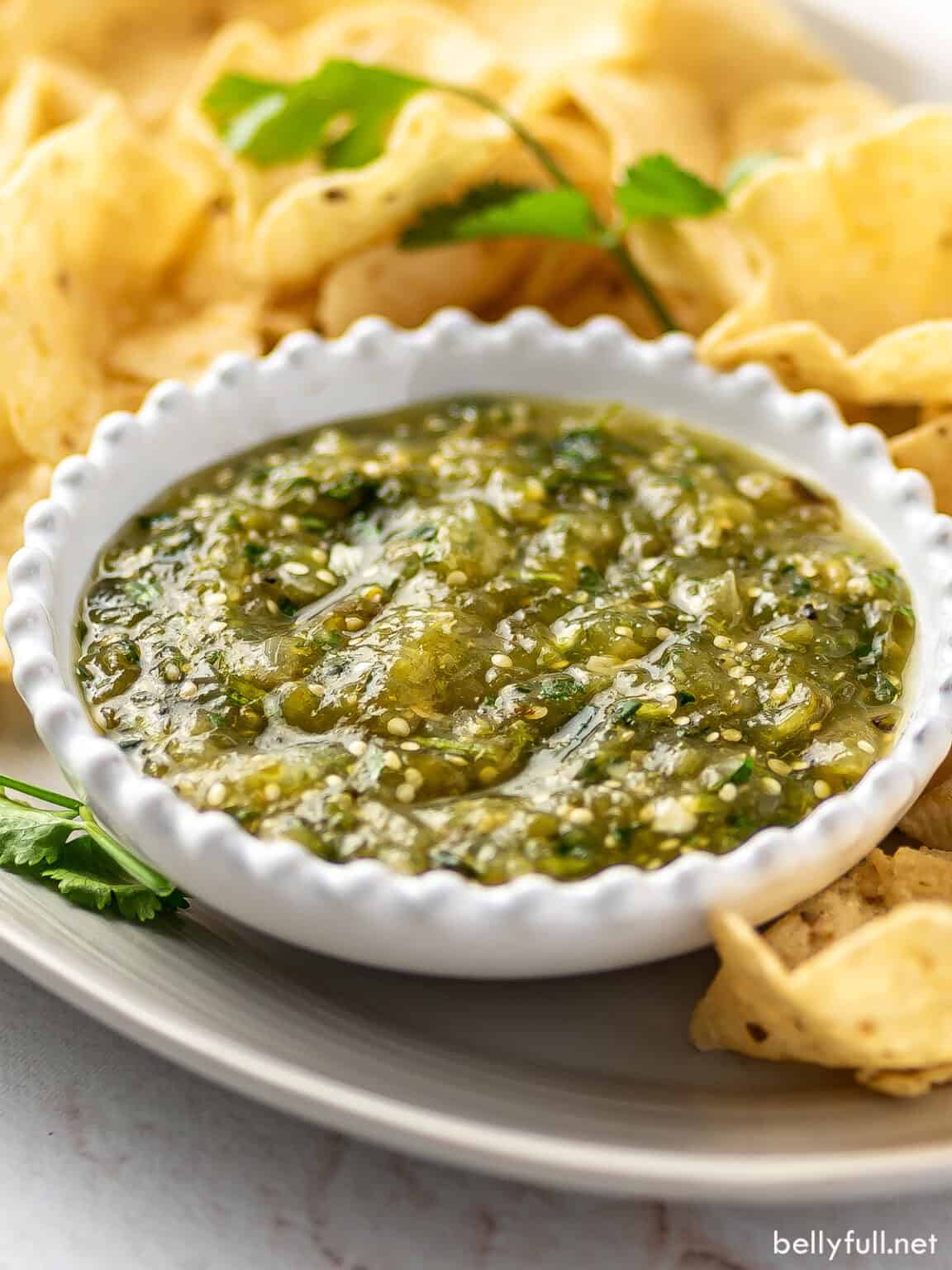 Easy Homemade Salsa Verde Recipe - Belly Full