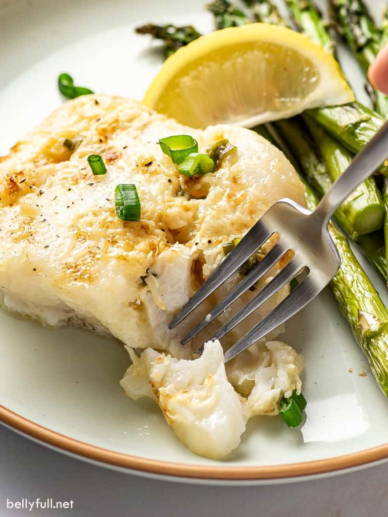 Creamy Baked Halibut Recipe - Belly Full