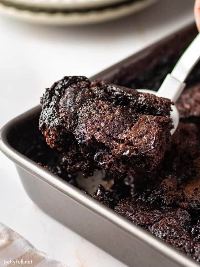 Easy Chocolate Cobbler Recipe - Belly Full