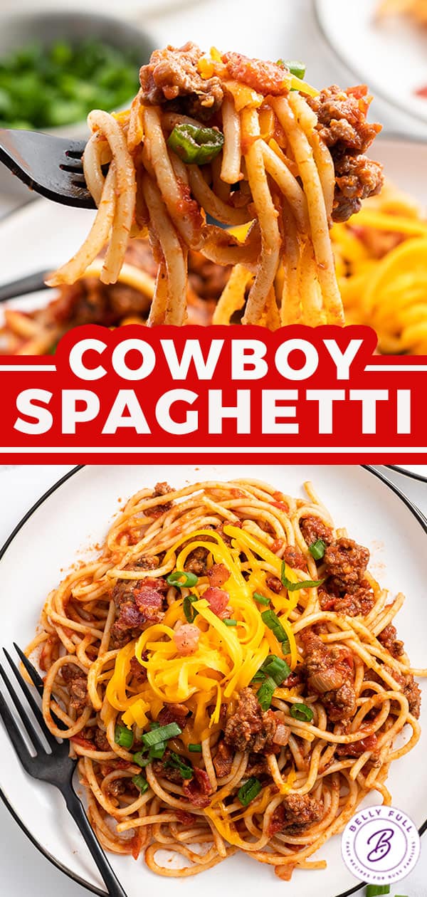 Easy Cowboy Spaghetti Recipe - Belly Full