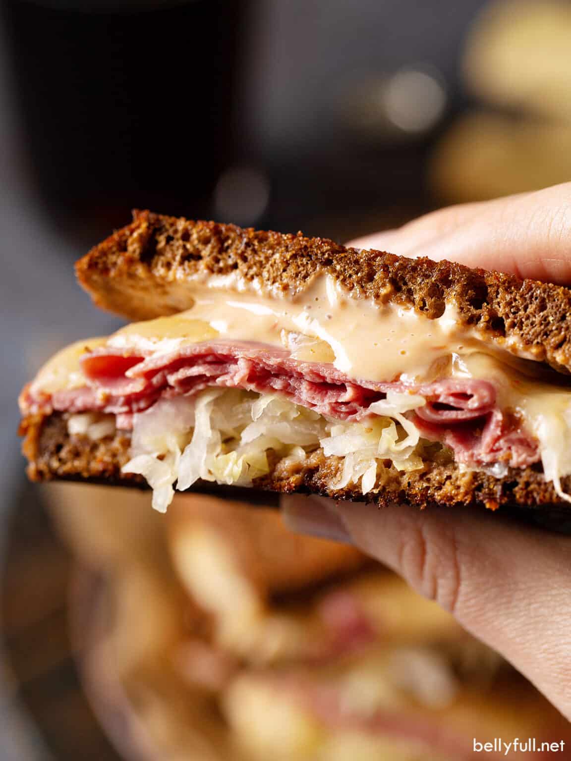 Reuben Sandwich Recipe | Belly Full