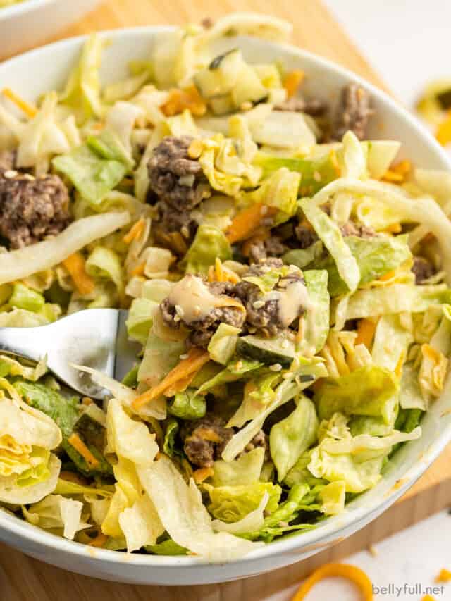 Big Mac Salad Recipe - Belly Full