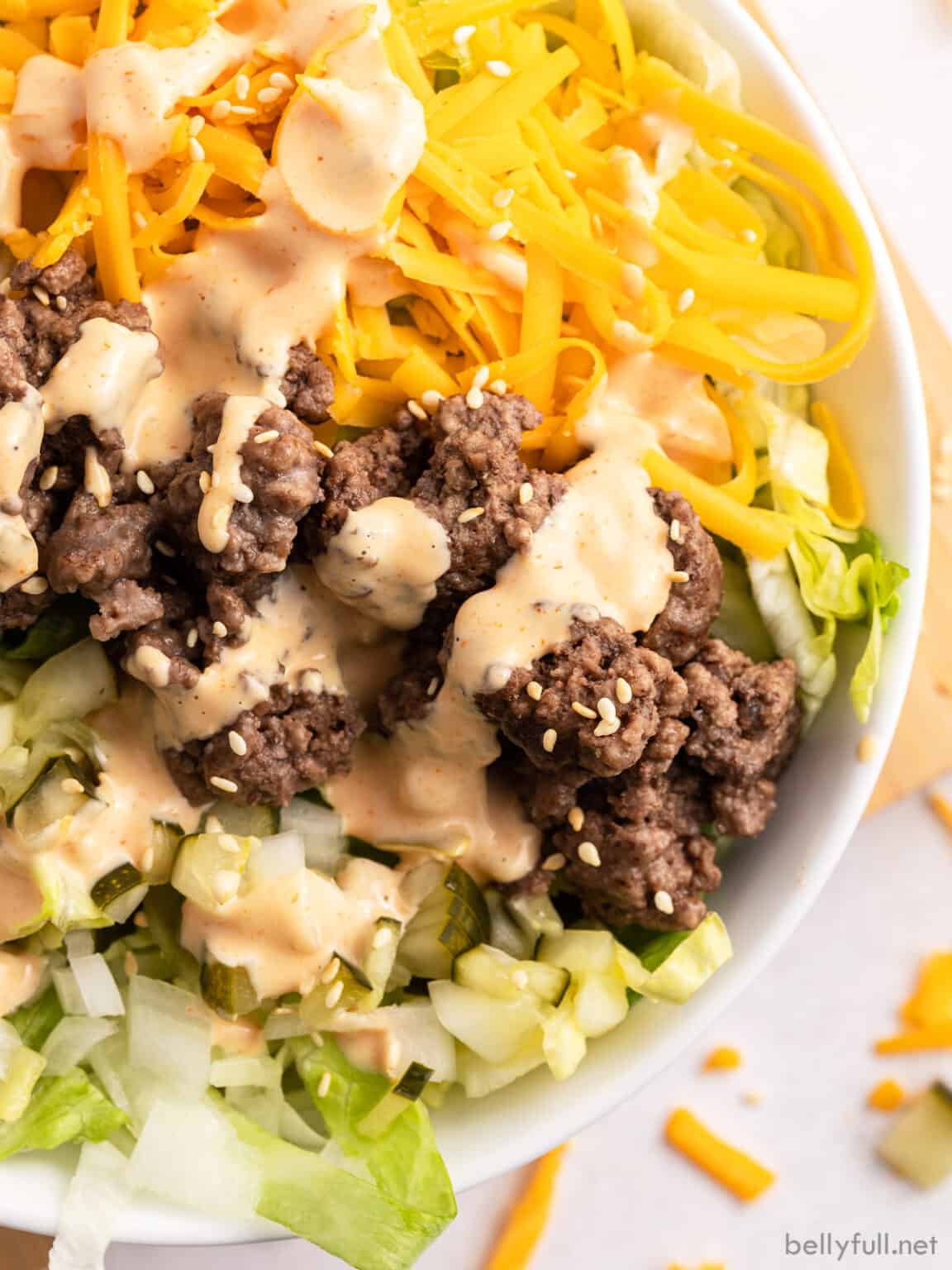Big Mac Salad Recipe - Belly Full