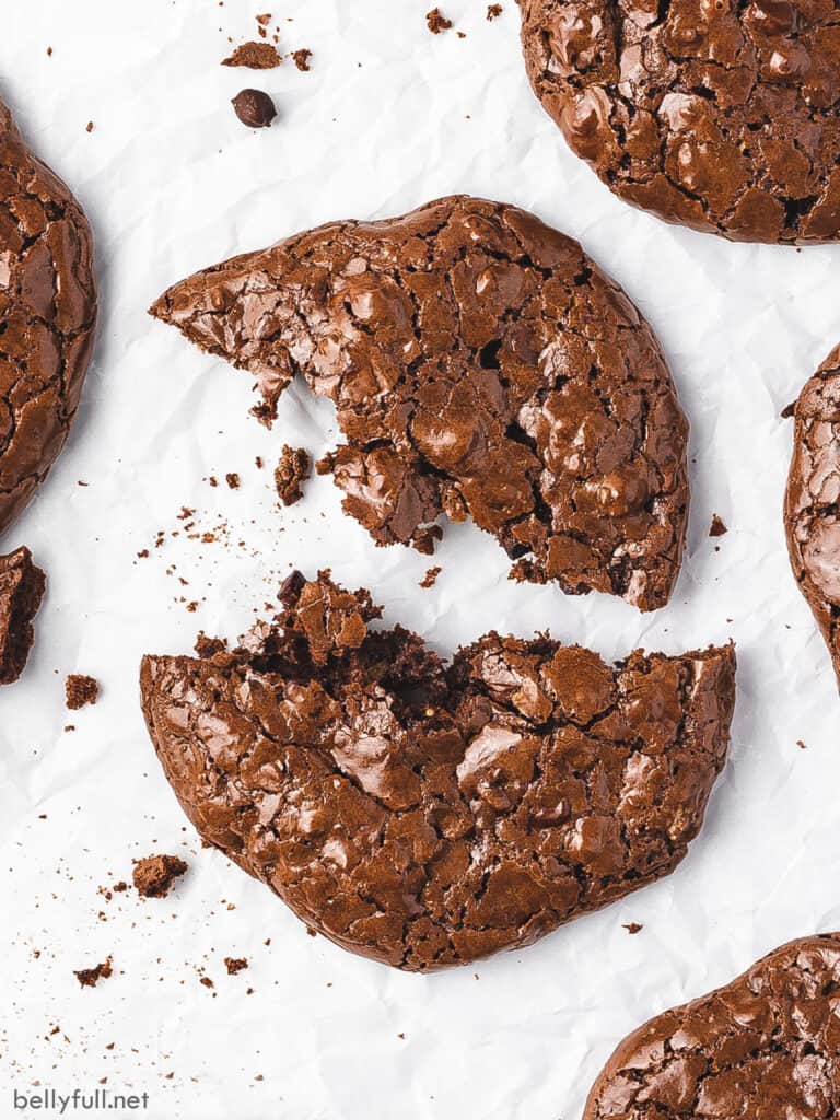 Flourless Chocolate Cookies Recipe - Belly Full