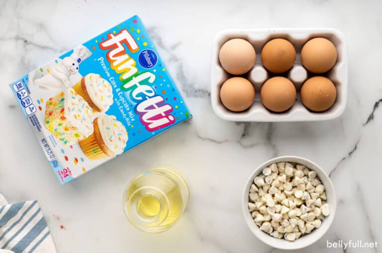 Funfetti Cake Mix Cookies - Belly Full
