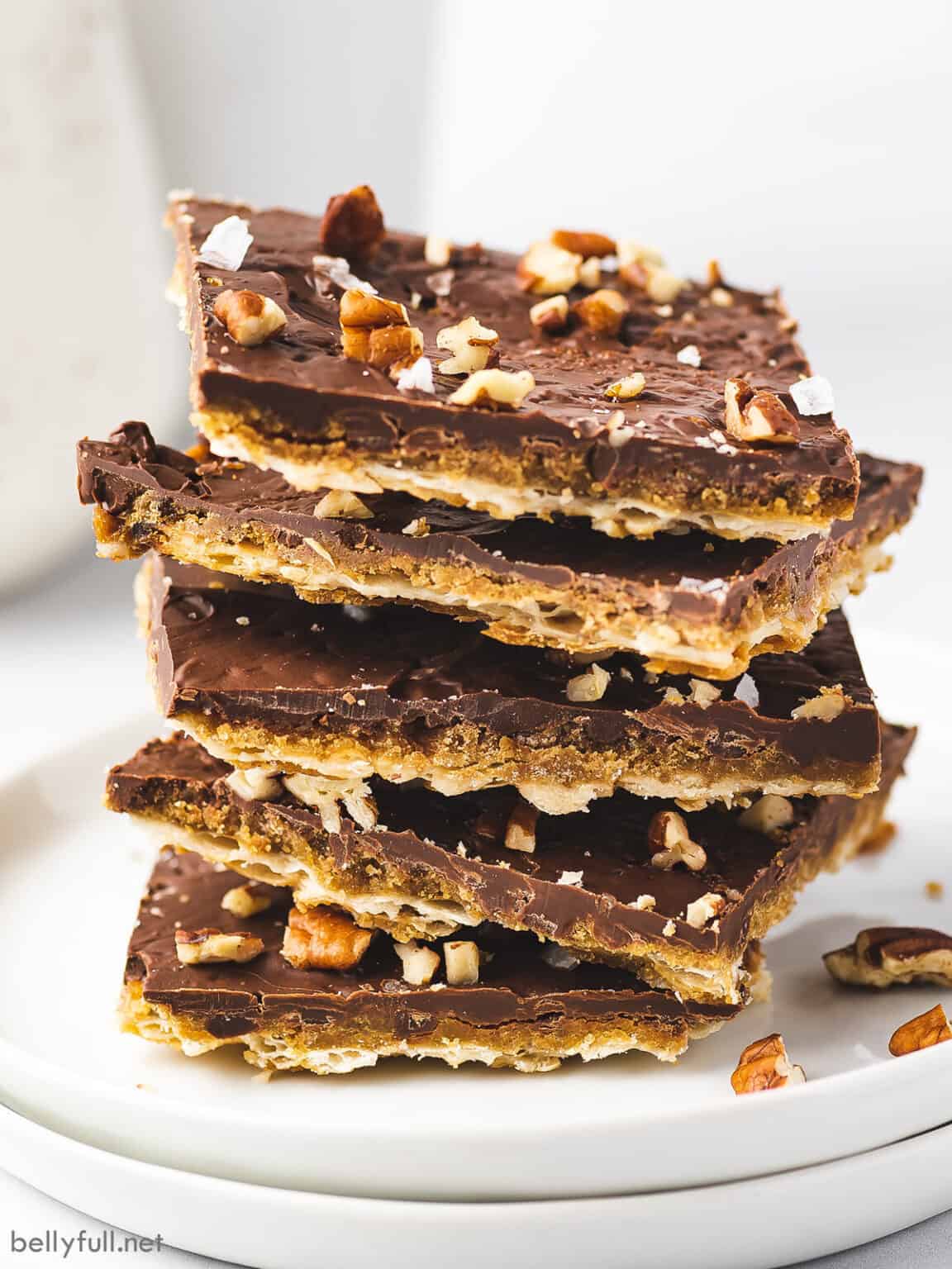 Matzo Toffee Recipe - Belly Full