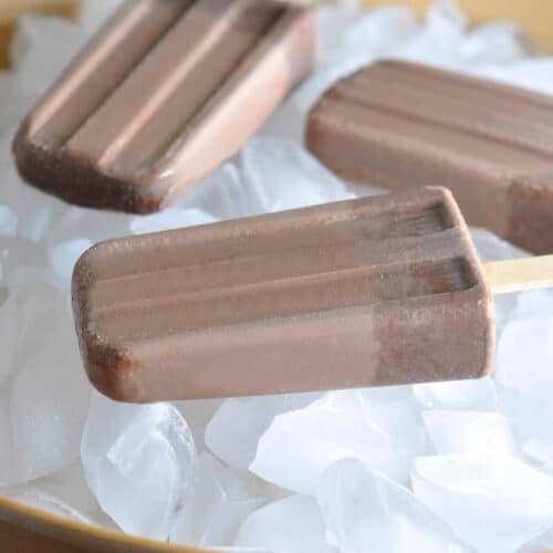 Mexican Popsicles {Fudgesicles} - Belly Full