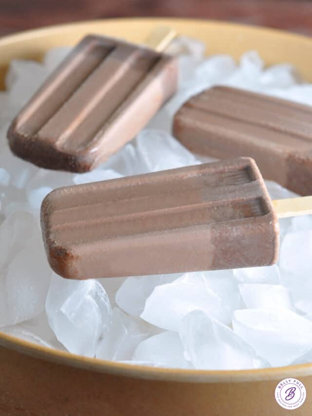 Mexican Popsicles {Fudgesicles} - Belly Full