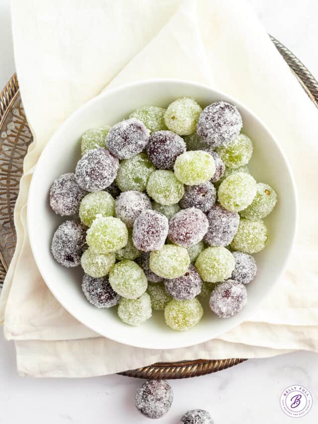 Sugared Prosecco Grapes - Belly Full