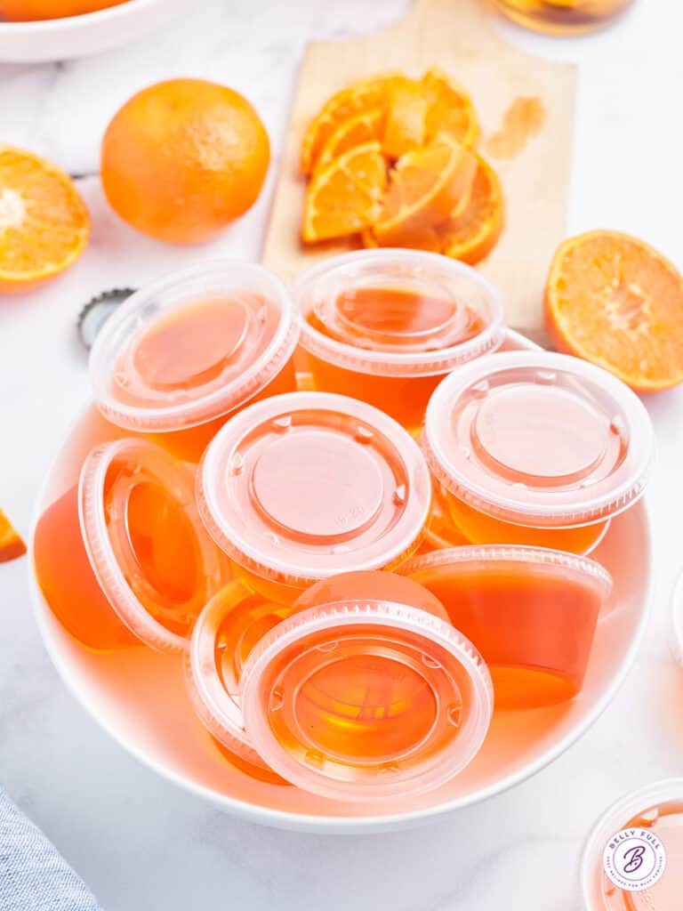Creamsicle Jello Shots - Belly Full