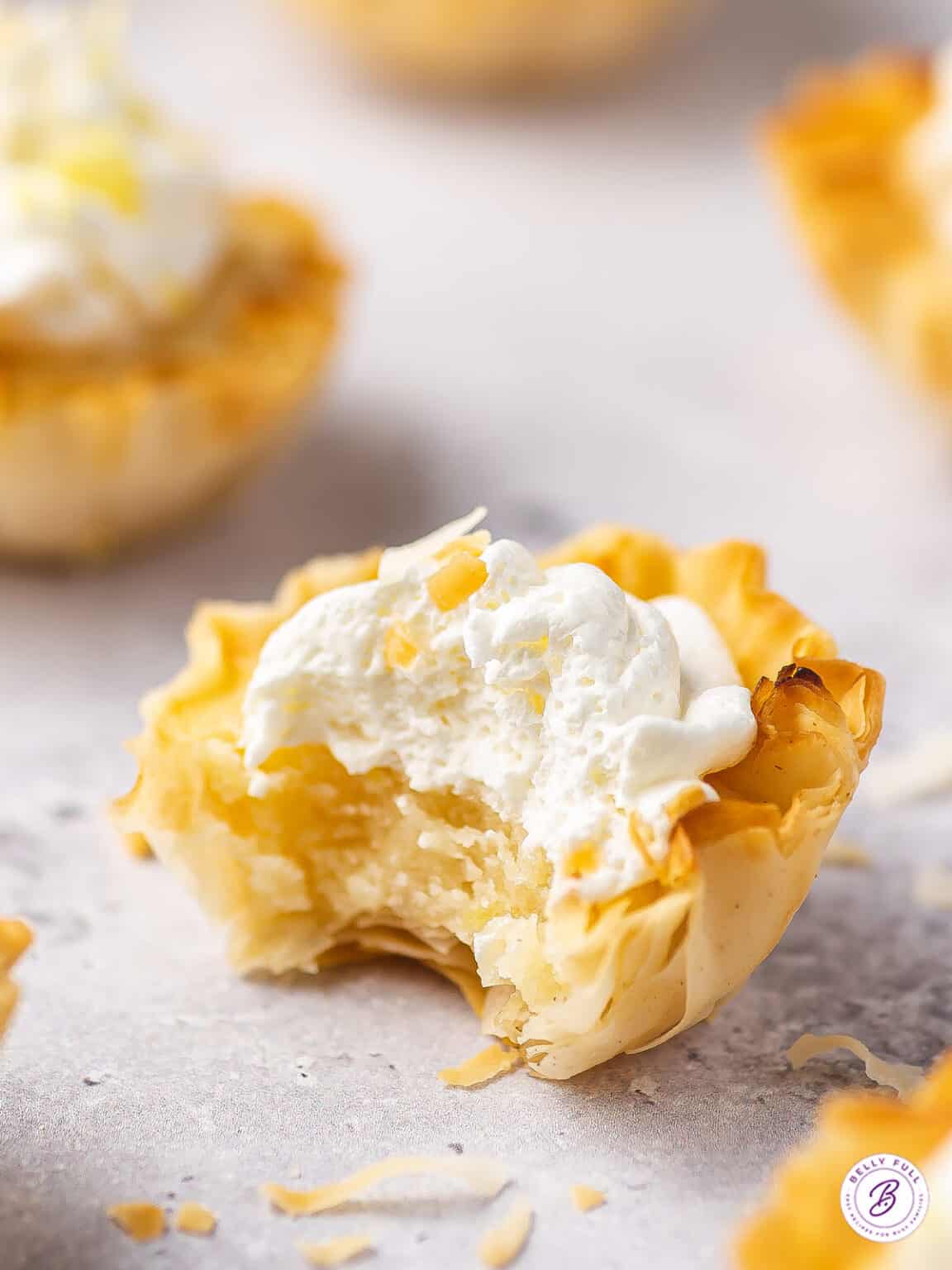 Easy Mini Lemon Tarts - Belly Full