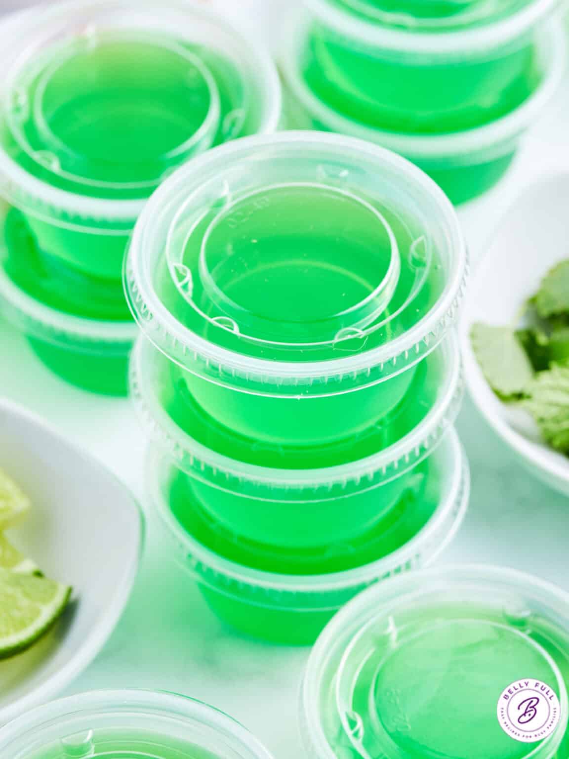 Mojito Jello Shots - Belly Full