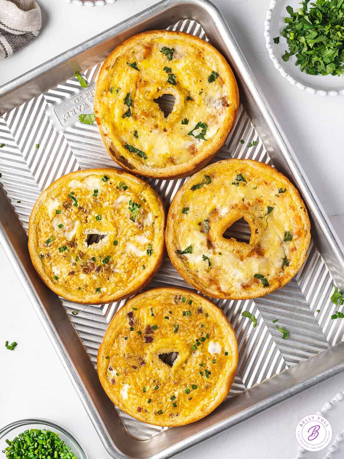 Bagel Egg Boats {2 Ways!} - Belly Full