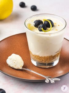 Easy Lemon Cheesecake Mousse - Belly Full