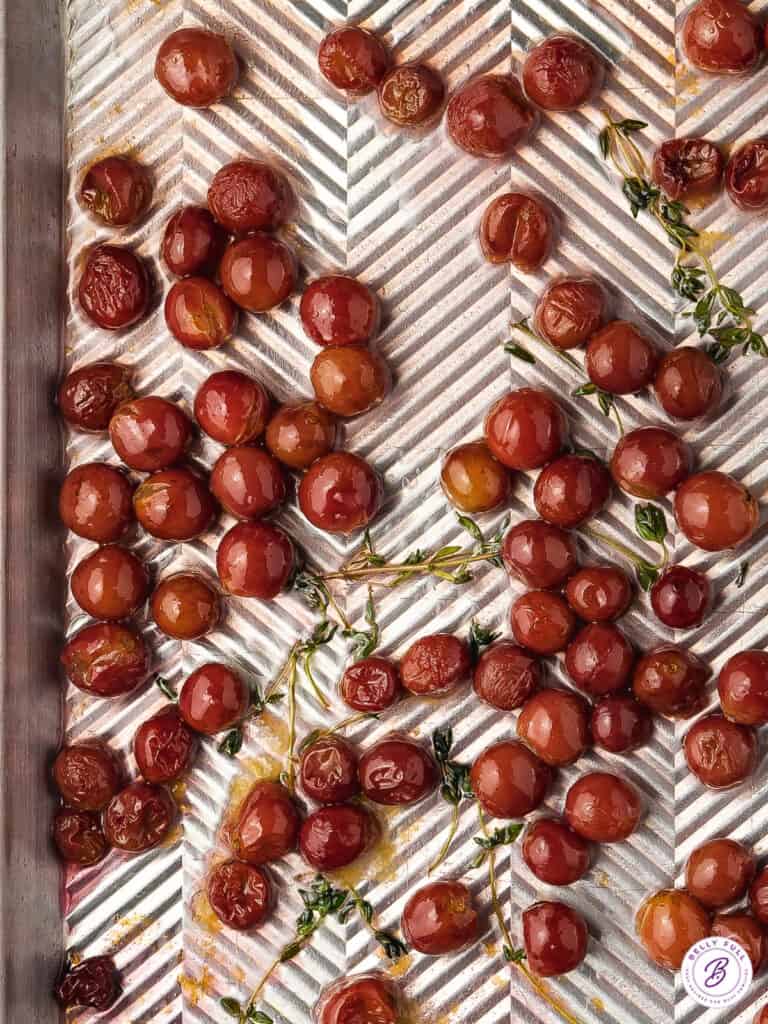 Roasted Grapes {easy and incredible!} - Belly Full